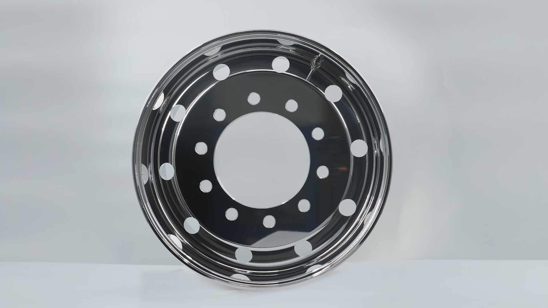 22.5 Aluminum Wheels – Polished Forged 22.5x9 Flat Face Front Hub Pilo ...