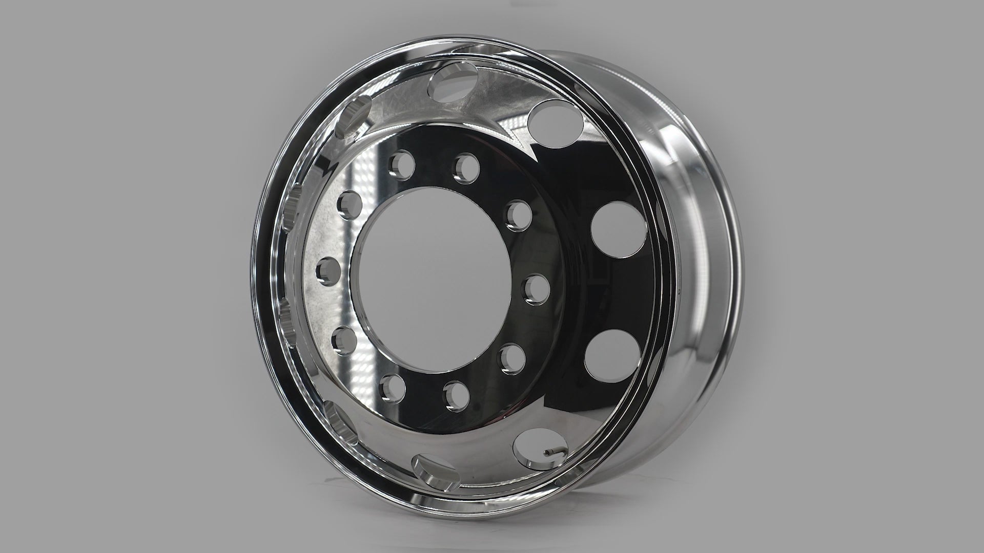 22.5x8.25 Stud Pilot Truck Wheels Forged Aluminum Rims Both-Side Mirro ...